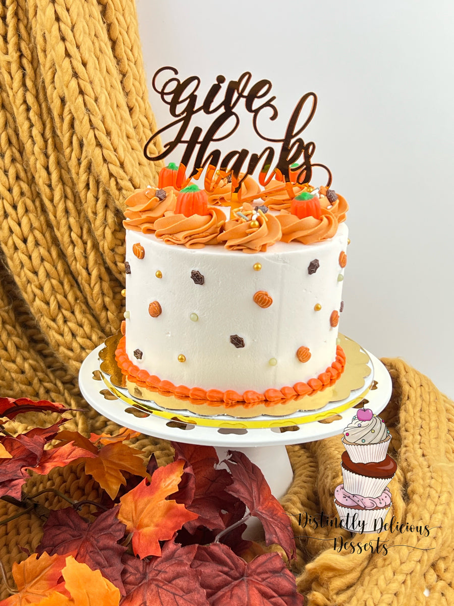 Give Thanks Cake Decorating Class (Sun. 11/19) – Distinctly Delicious ...